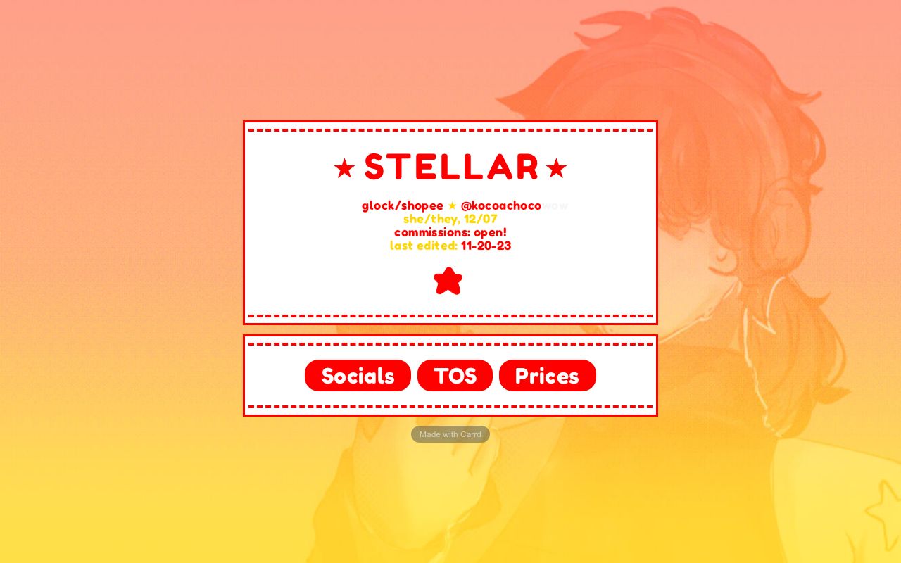 stellar's commissions